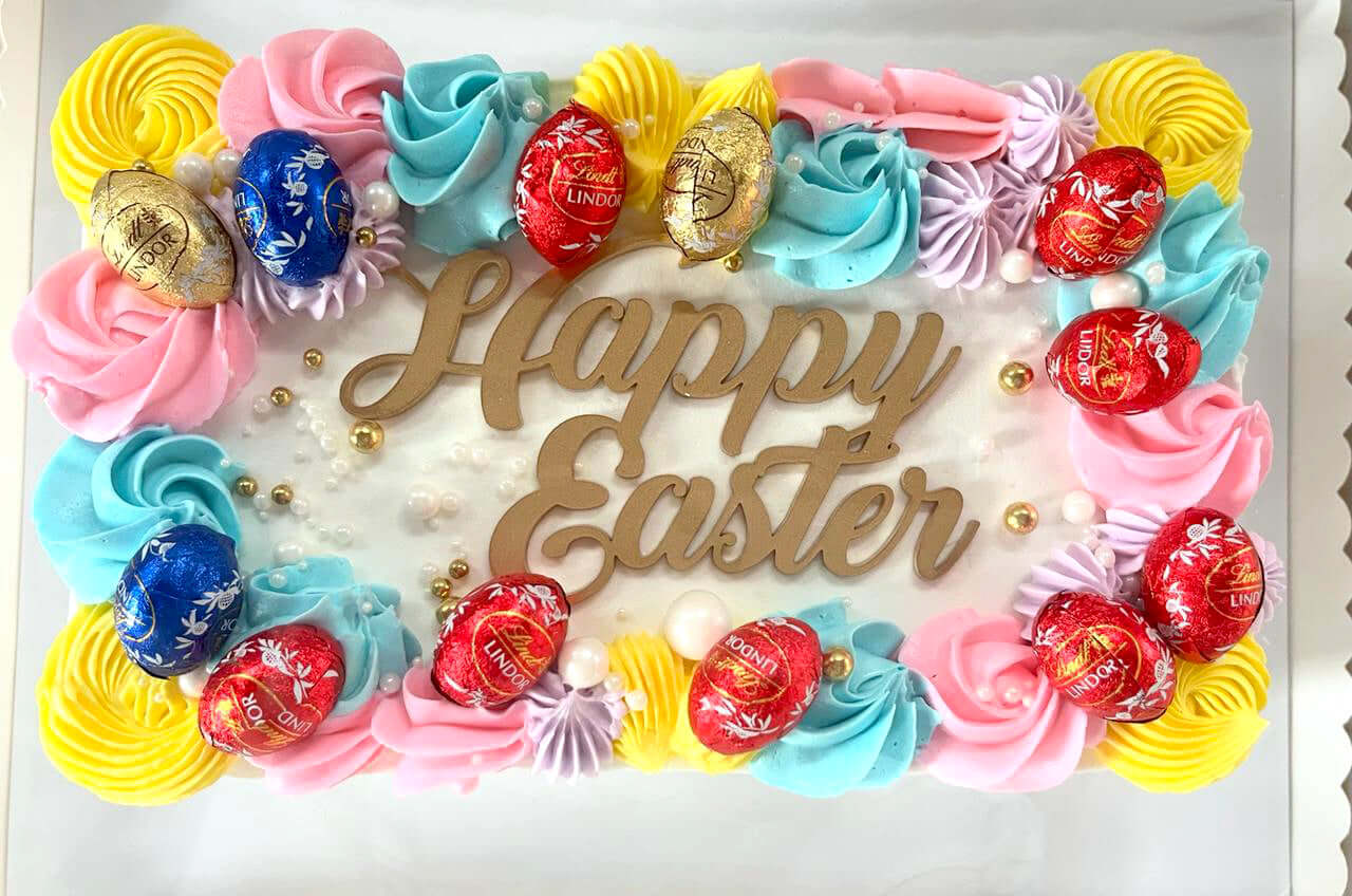 Happy Easter Slab Cake | Easter Gifts delivery in Mauritius