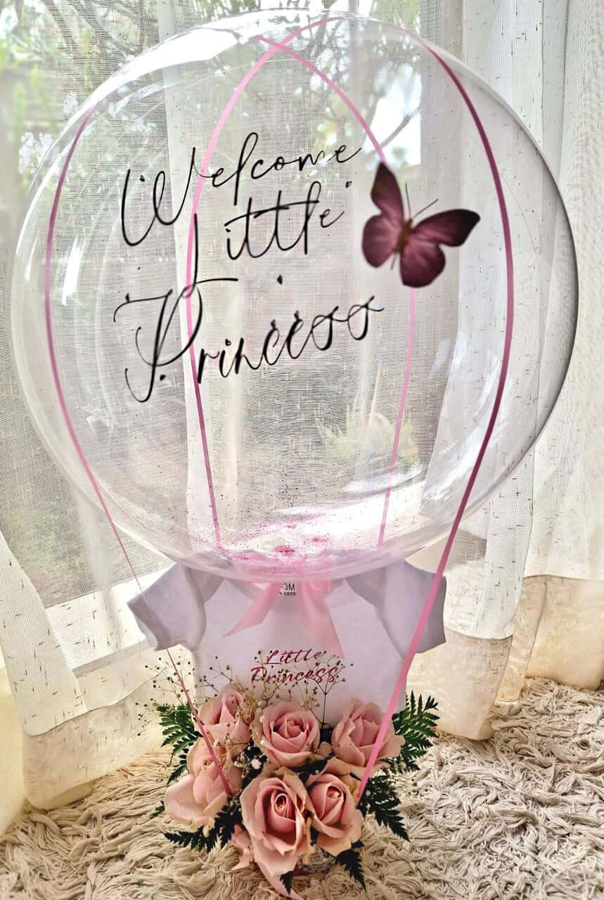 Personalized Balloon Box - Welcome Baby | delivery Mauritius