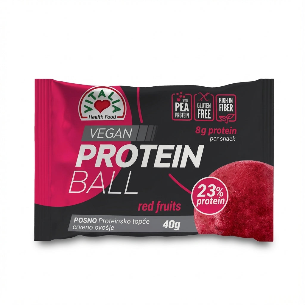 Vitalia Protein Balls Red Fruits 40g